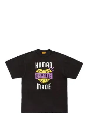 HUMAN MADE Heart-globe Graphic T-shirt - Black