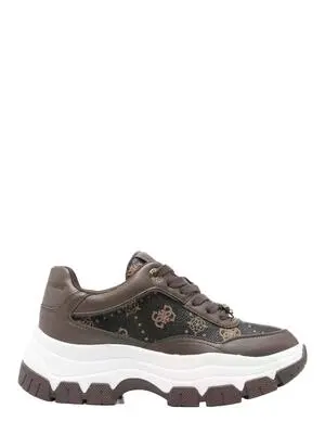 Guess 73mm Berrett 4g Logo Sneakers - Brown