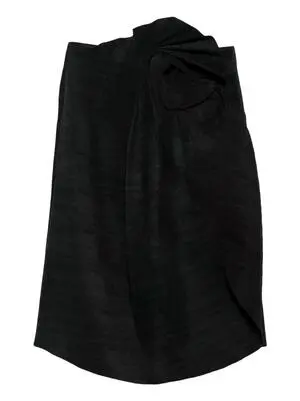 Magda Butrym Floral-knot Skirt - Black