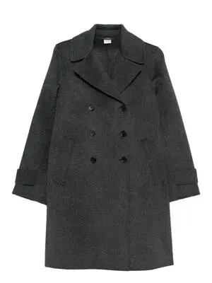 Aspesi Double-breasted Coat - Grey