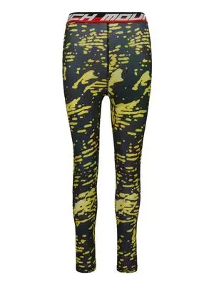 Aztech Mountain Next To Skin Printed Leggings - Black