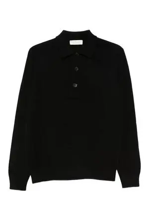 FILIPPO DE LAURENTIIS Buttoned Wool Sweater - Black