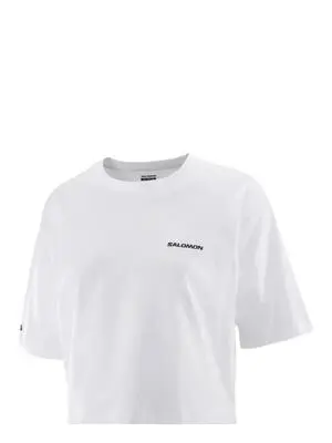 SALOMON Logo Short Sleeve T-shirt - White