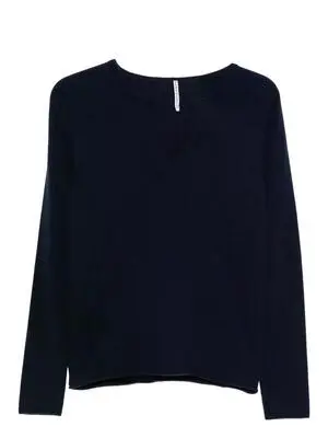 Liviana Conti Vania V-neck Cashmere Sweater - Black