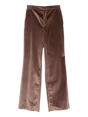 Tagliatore Velvet Trousers - Brown