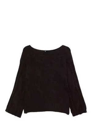 Liviana Conti Cable-knit Sweater - Brown