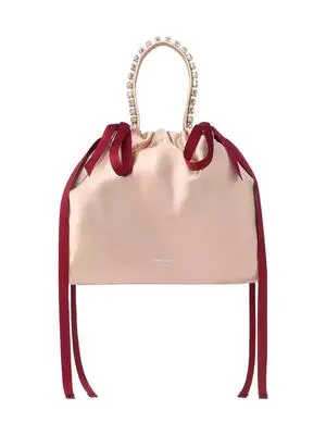 JIMMY CHOO Crystal-embellished Bucket Bag - Pink
