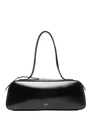 Khaite Simona Leather Shoulder Bag - Black