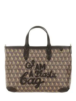 ANYA HINDMARCH I Am A Plastic Bag Xs Tote Bag - Brown