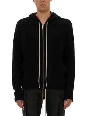 Rick Owens Hooded Zip-up - Black