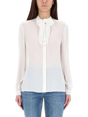 Tory Burch Shirt With Bow Detail - White