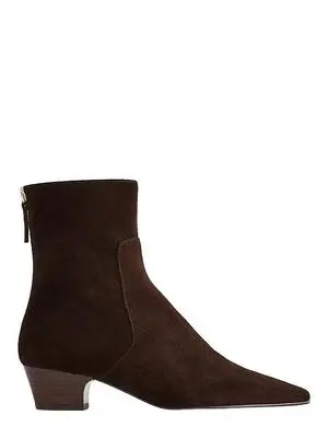 Madewell Lexie Booties Dark Carob