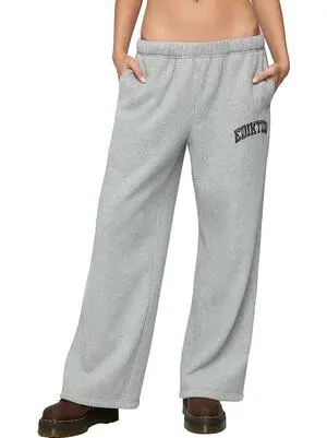 EDIKTED Camo Crush Sweatpants - Dark-gray-melange