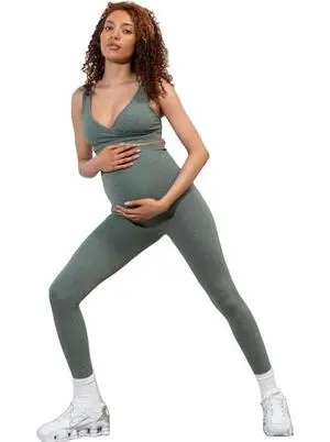 VITALITY Daydream Maternity Pant - Spearmint Tea