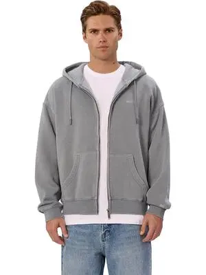 INDUSTRIE AUSTRALIA Del Sur Zip Through Hoodie - Lake