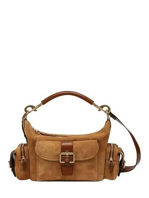 Chloé Suede Leather Camera Bag - Brown