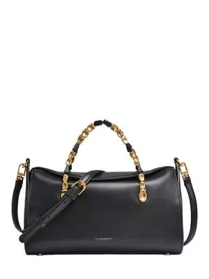 Donna Karan New York Crinoline Satchel - Black/gold