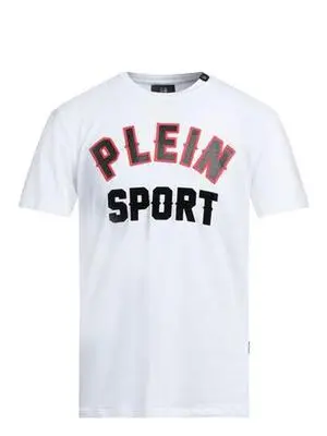 PLEIN SPORT T-shirt Size Cotton, Elastane - White