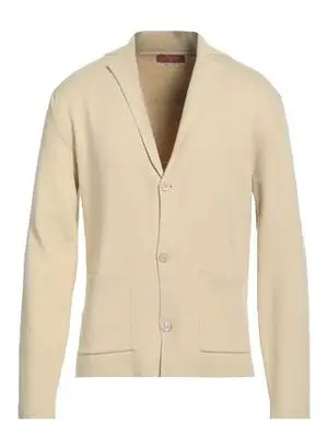 DANIELE FIESOLI Cotton Knitted Single-breasted Blazer - Beige