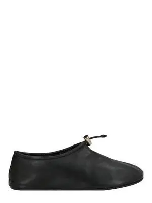 Khaite Leather Loafers - Black