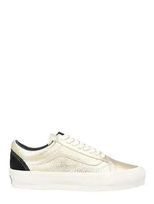 VANS Leather Low-top Sneakers - Gold