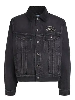 Polo Ralph Lauren Logo Trucker Denim Jacket - Black