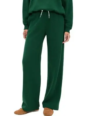 Polo Ralph Lauren Arctic Fleece Knit Open Ankle Sweatpants Northwest Pine