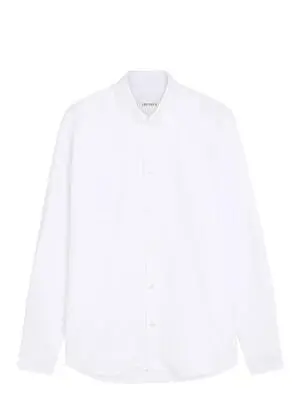 LES DEUX Konrad Oxford Stretch-cotton Shirt - White