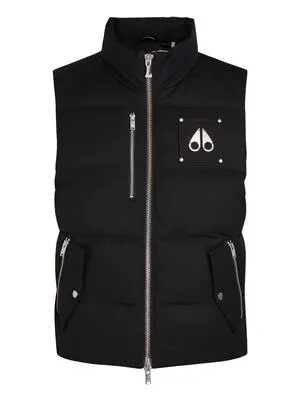 Moose Knuckles Westmount Padded Cotton-blend Gilet - Black
