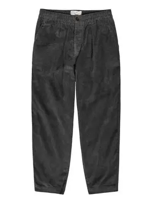 Universal Works Relaxed Tapered-leg Corduroy Trousers - Charcoal