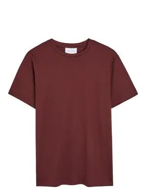 RAITH Luxe Mercerised Cotton T-shirt - Rust