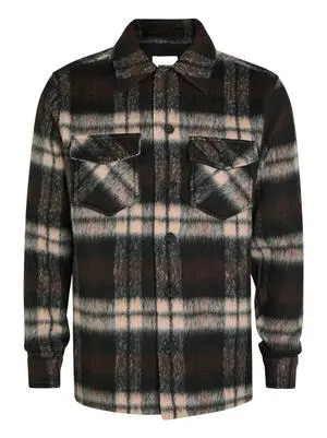 RAITH Caldera Plaid Brushed Felt Overshirt
