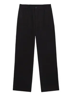 RAITH Julian Woven Straight-leg Trousers - Black