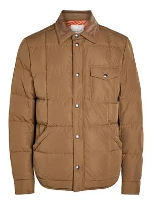 Moncler Marcilly Padded Shell Jacket - Beige