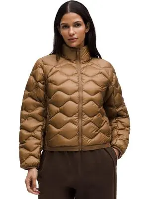 Lululemon Featherweight 900-down-fill Quilted Jacket - Camel Brown