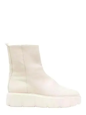 HOGL Platform Zip Boots - Neutrals