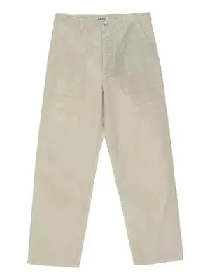 Auralee Washed Baggy Baker Trousers - Neutrals