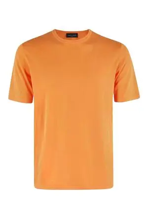 ROBERTO COLLINA Cotton T-shirt - Orange