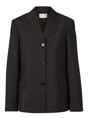 THE ROW Faelan Wool And Mohair Jacket - Brown