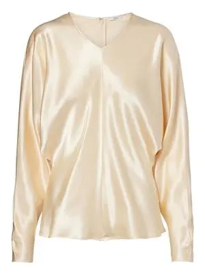 FFORME Gemma Satin Top - White