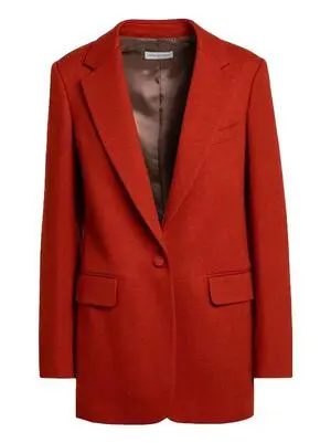 Dries Van Noten Single-breasted Wool Jacket - Red