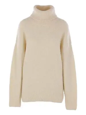 TOTÊME Turtleneck Sweater - Beige