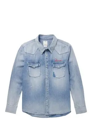 Visvim Social Sculpture Denim Shirt - Blue