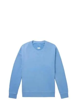 Visvim Jumbo Sb Cotton-jersey Sweatshirt - Blue