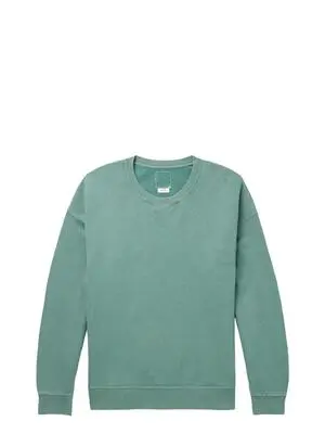 Visvim Jumbo Sb Cotton-jersey Sweatshirt - Green