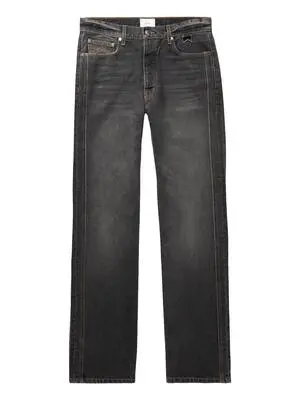 Rhude 90s Traxedo Straight-leg Jeans - Black