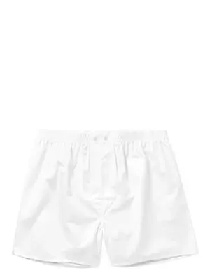 Derek Rose Cotton Boxer Shorts - White