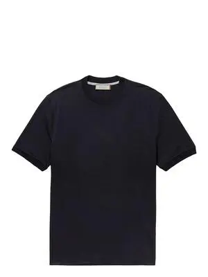 Canali Wool-jersey T-shirt - Black