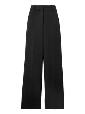 Theory Jersey Wide-leg Pants - Black