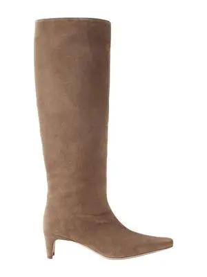 Staud Wally Suede Boots - Neutrals